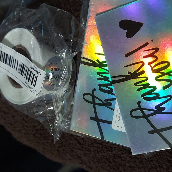Office | Holographic Thank You Cards And Stickers | Poshmark